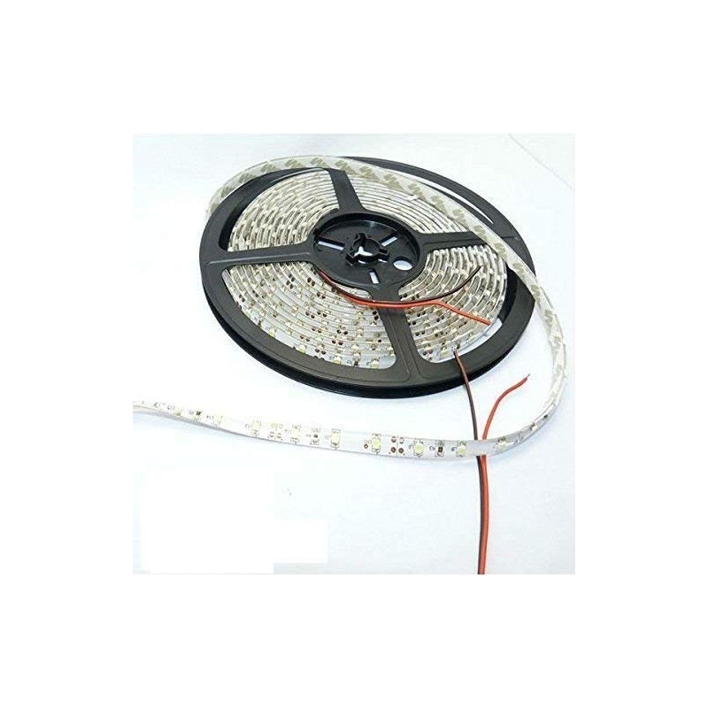strip led striscia bobina 5 metri 12v 48w 600smd 2835 ip20 luce calda ...