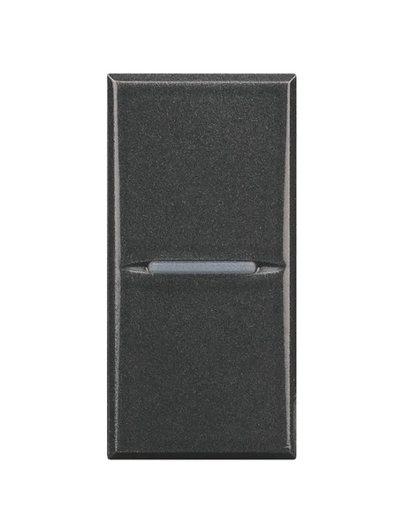 bticino axolute interruttore unipolare 1 polo 16a scuro antracite ...