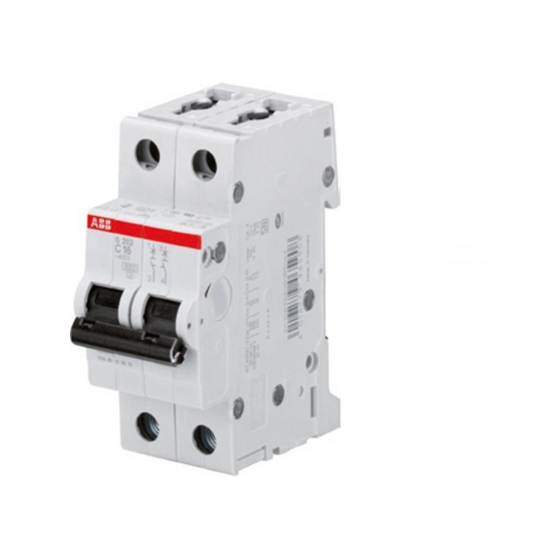 abb interruttore automatico magnetotermico 2 poli 6ka 16a s465908 - ElettroluceStore
